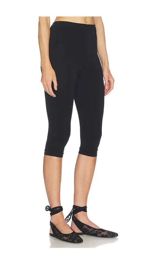 HELSA Beckette Knit Capri - Black