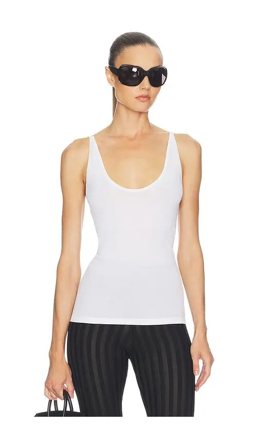 HELSA Cheraden Knit Core Tank - Ivory