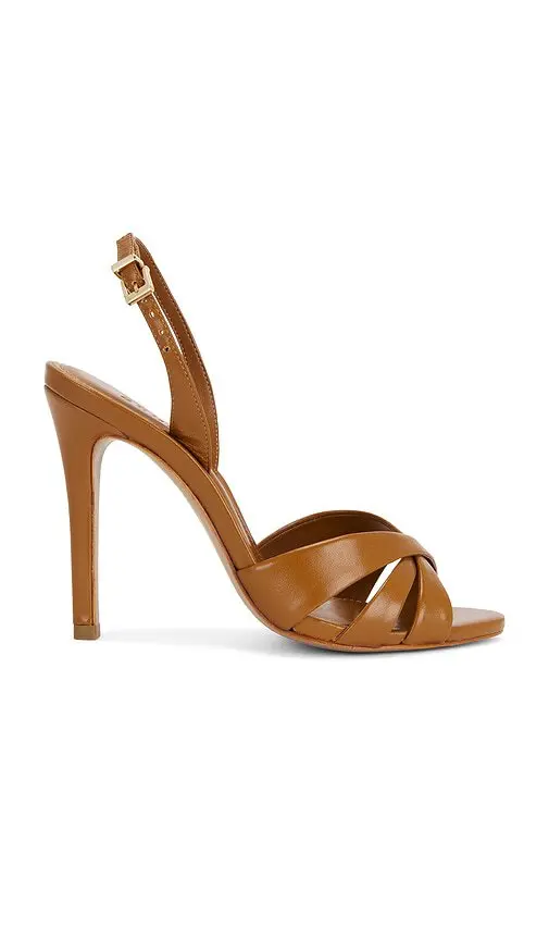 Schutz Keefa Sling Buckle Sandal - Burnt Honey