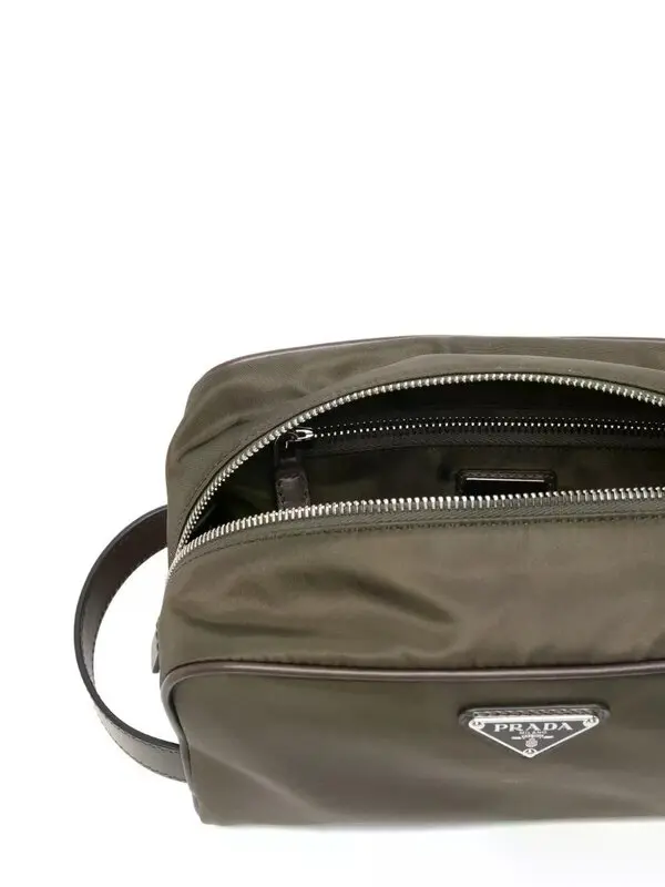 Prada Speedrock Logo-plaque Clutch
