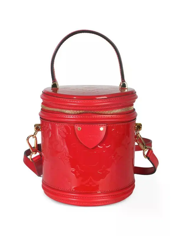 LOUIS VUITTON 2019 Monogram Vernis Cannes Bucket Bag - Red