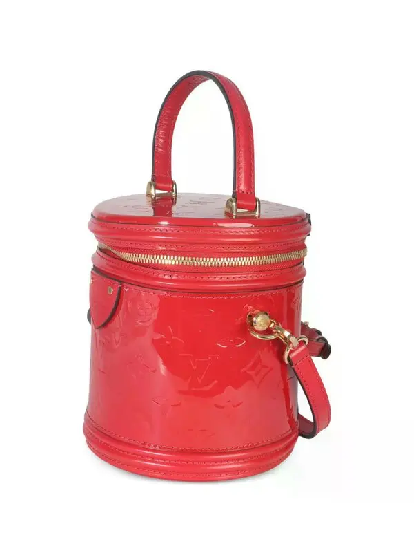 LOUIS VUITTON 2019 Monogram Vernis Cannes Bucket Bag - Red