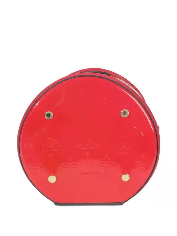 LOUIS VUITTON 2019 Monogram Vernis Cannes Bucket Bag - Red