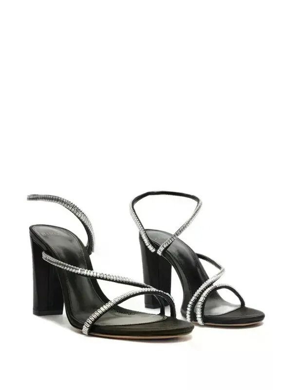 ALEXANDRE BIRMAN Polly Zircone 85 Leather Sandals