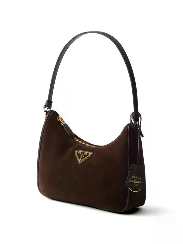 Prada Re-edition 2005 Suede Mini-bag - Brown