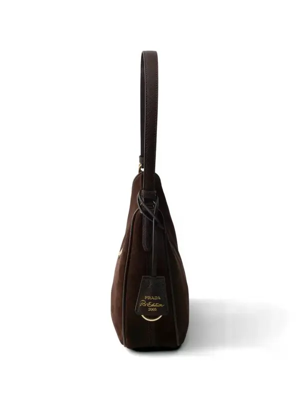 Prada Re-edition 2005 Suede Mini-bag - Brown