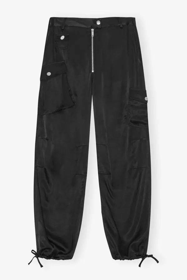 GANNI Cargo Pants - Black