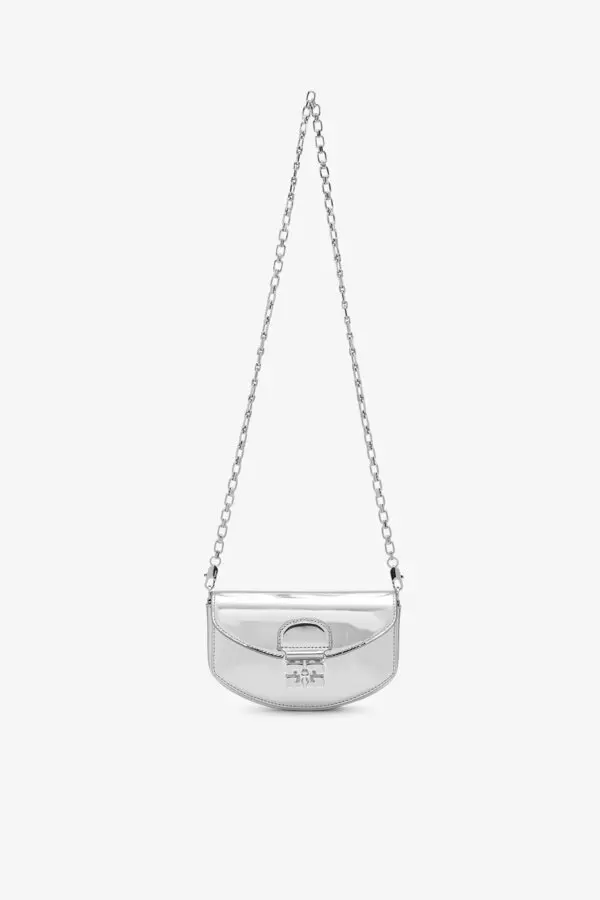 GANNI Apo-g Wallet-on-chain - Silver