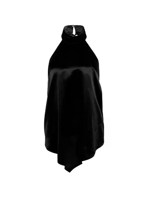 CLUB21 COLLECTION Marina Halterneck Top - Black