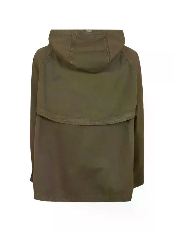 Herno Hooded Drawstring Jacket - Green