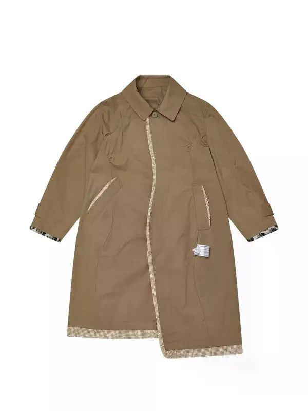 Undercover Asymmetric-hem Trench Coat