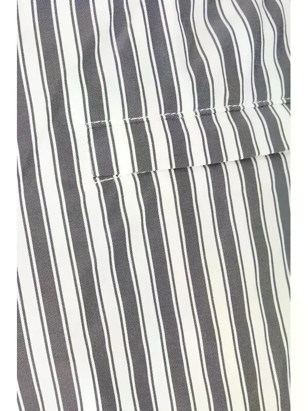 Zegna Striped Swim Shorts - Blue