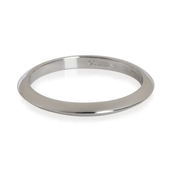 Tiffany & Co. Knife Edge Band - Platinum