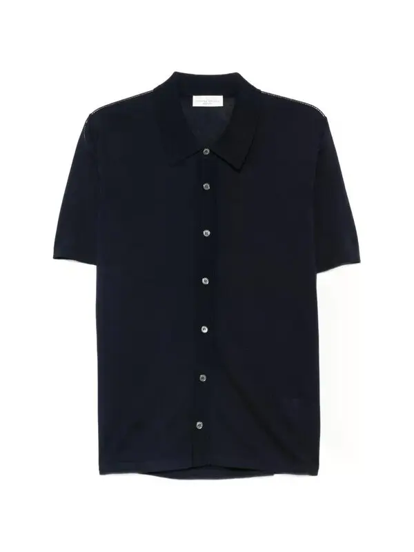 ROBERTO COLLINA Short-sleeve Button-down Shirt