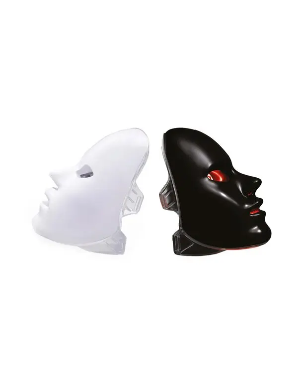 PURSONIC His And Hers Professional Glow At Home: 7-in-1 Led Light Therapy Face Mask - Black