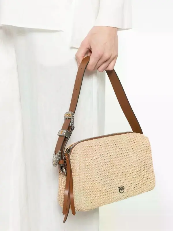 Pinko Love Birds Buckle-detail Shoulder Bag