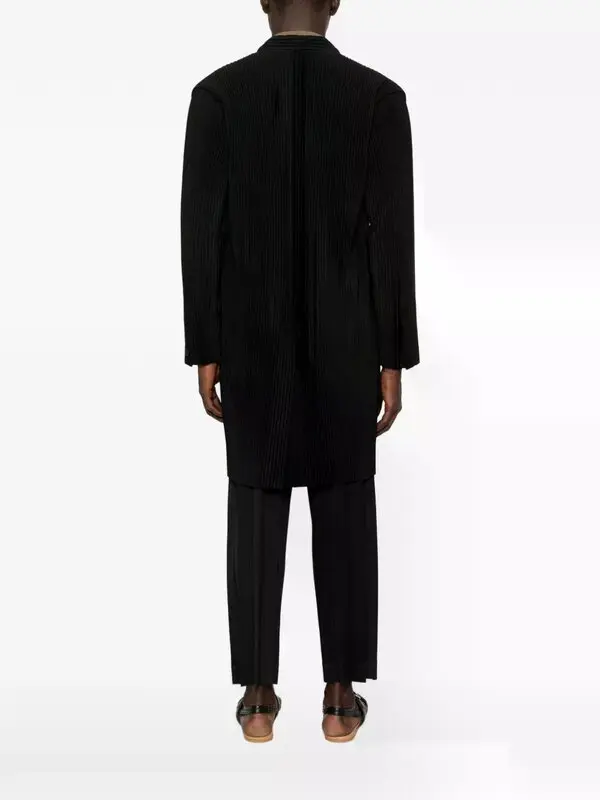 Issey Miyake Plissé-effect Coat