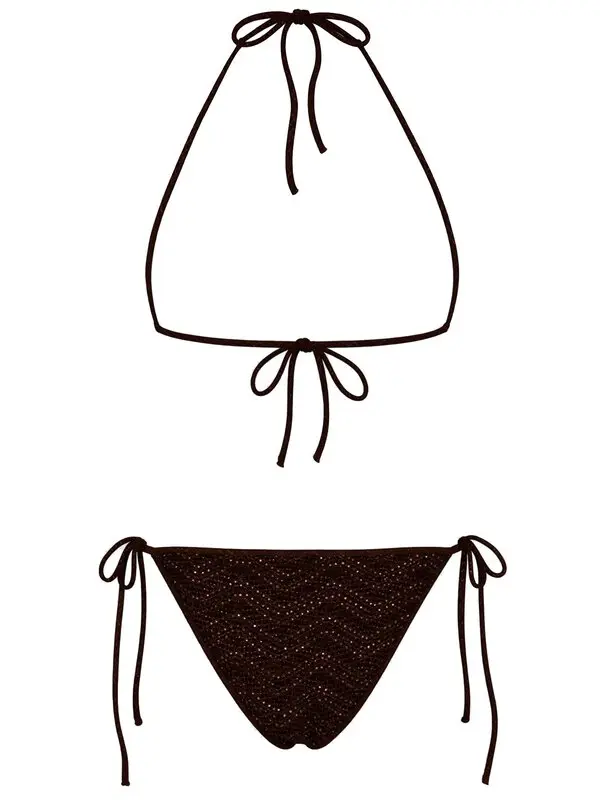 Missoni Embellished Bikini Set - Brown