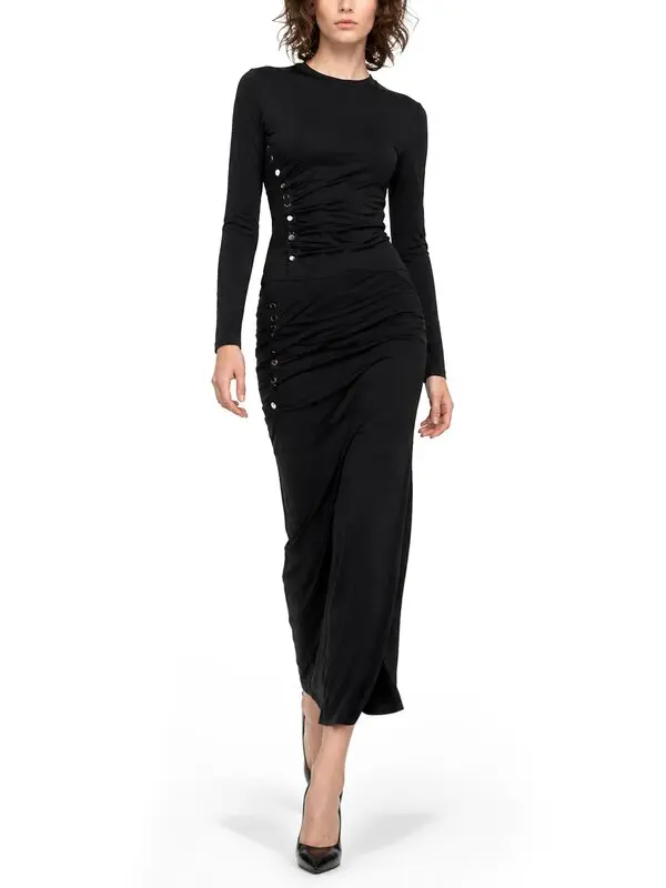 Rabanne Midi Skirt - Black