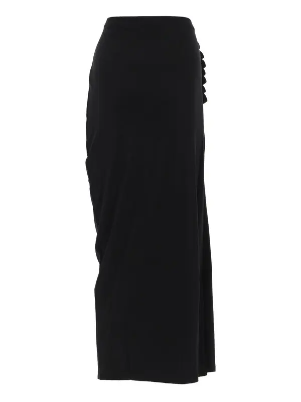 Rabanne Midi Skirt - Black
