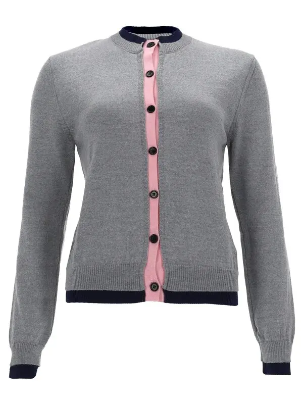 MSGM Cardigan With Trim Detail