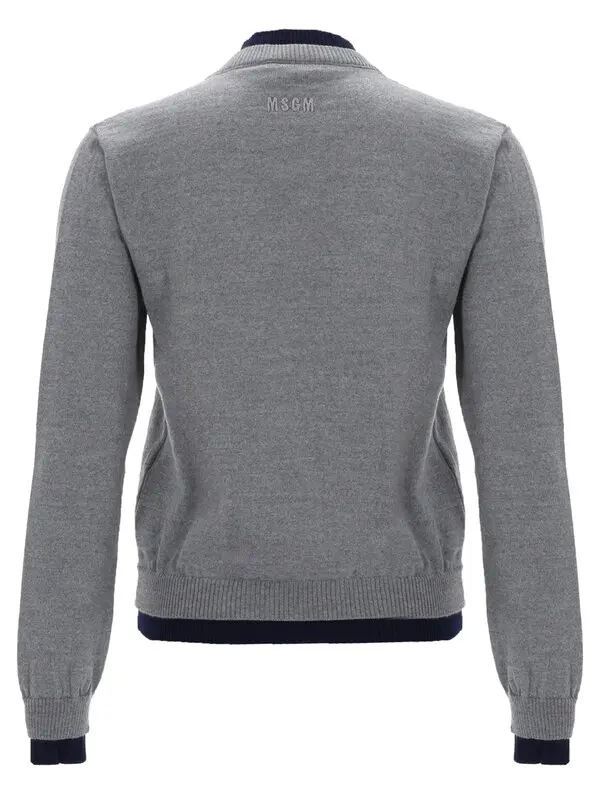MSGM Cardigan With Trim Detail