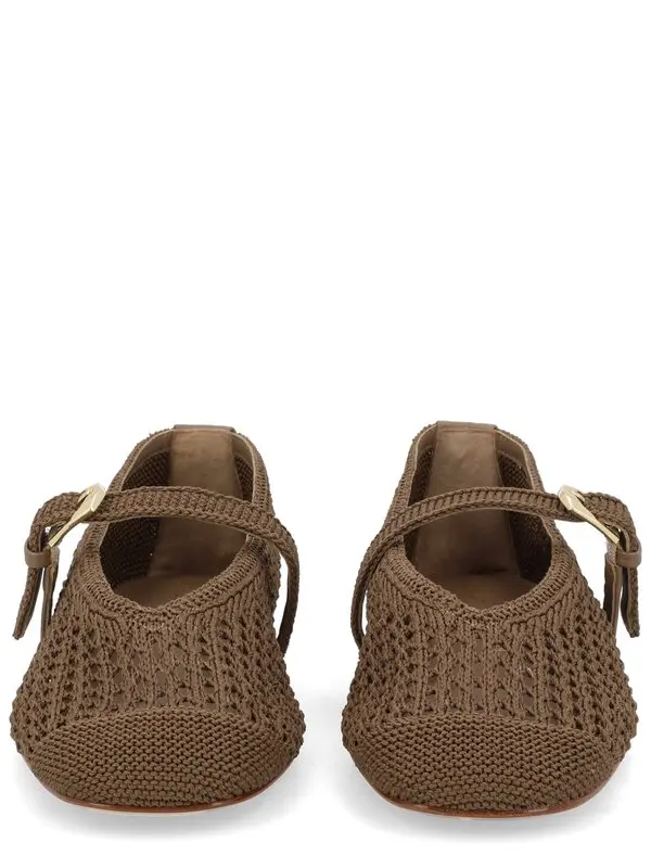 STUART WEITZMAN Ballerina "leora Mary Gane - Brown