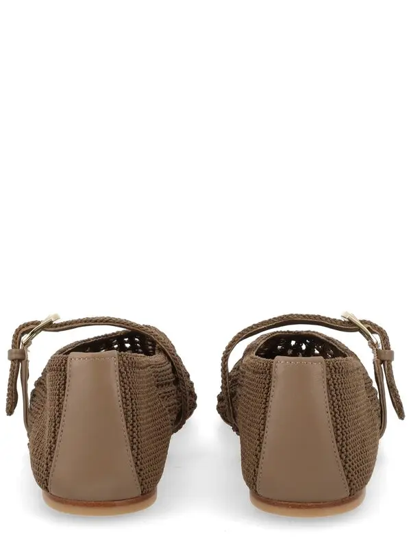 STUART WEITZMAN Ballerina "leora Mary Gane - Brown