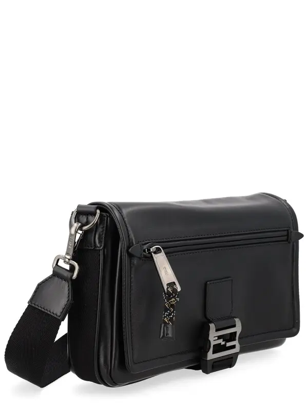 Fendi Flux Messenger Bag - Black