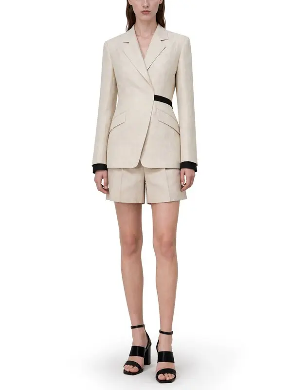 Max Mara Belted Blazer - Beige