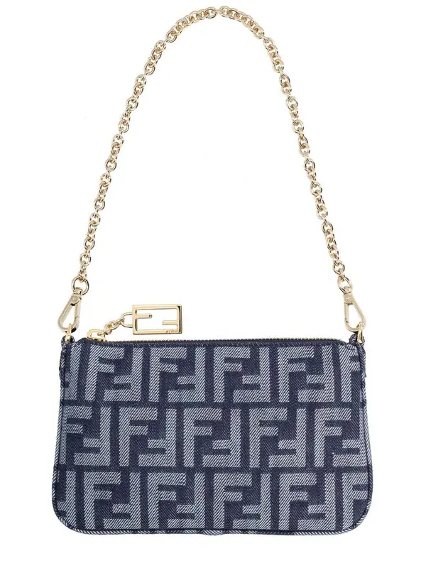 Fendi Pochette Baguette - Blue