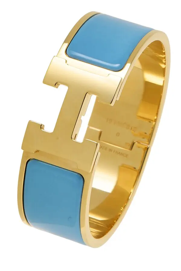 Hermès Clic Clac H Gm Bangle - Blue