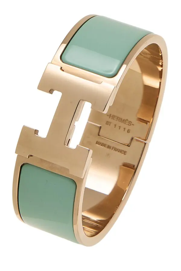 Hermès Clic Clac H Gm Bracelet - Blue