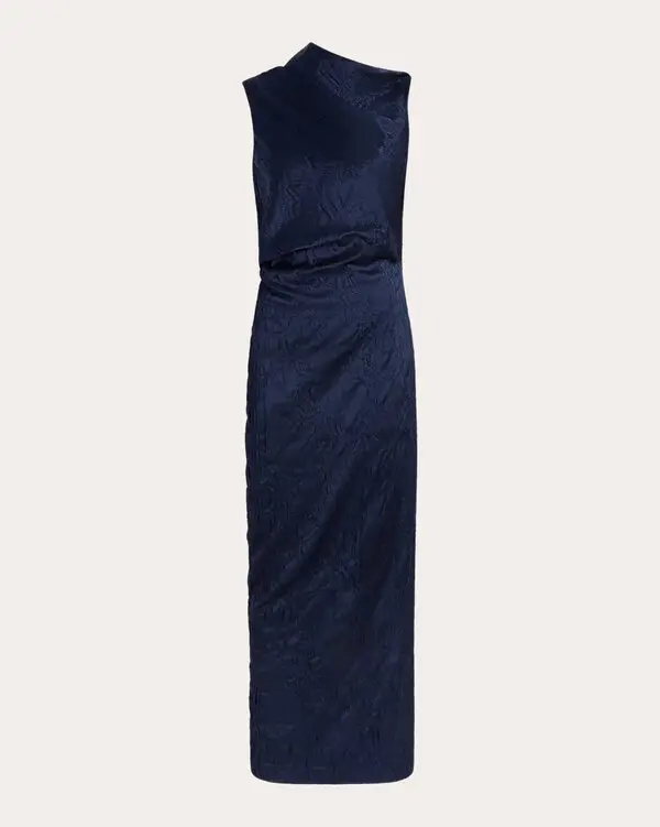 marina satin dress Calypso Marina Satin Dress Lady Black Tie Greyson Gown Strapless Satin  Dress Size S