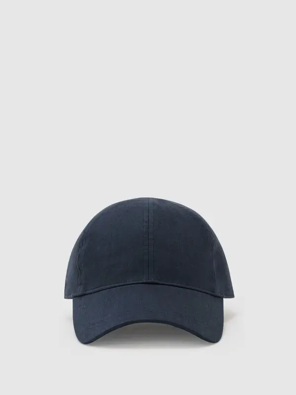 REISS Lucas Baseball Cap - Navy