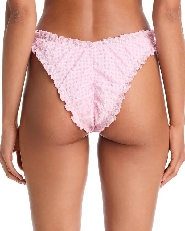 Simkhai Maelie Ruched Bikini Bottom - Daisy Multi