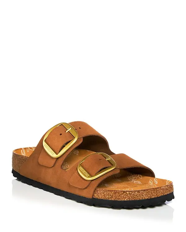 BIRKENSTOCK Arizona Big Buckle Printed Footbed Sandals - Mink