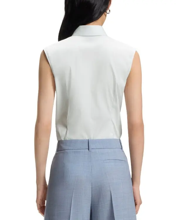 BOSS Burbella Sleeveless Shirt - Open Blue