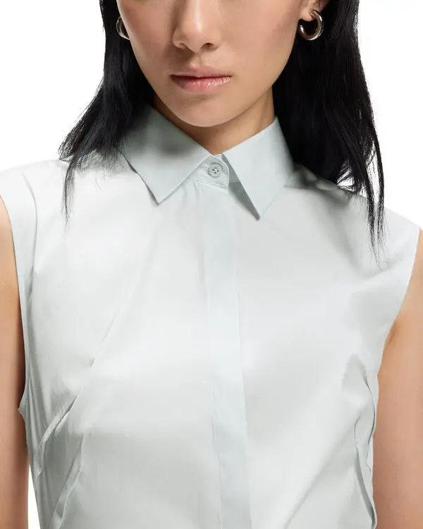 BOSS Burbella Sleeveless Shirt - Open Blue
