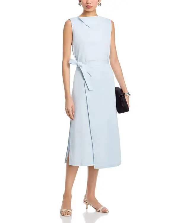 BOSS Emikay Belted Midi Dress