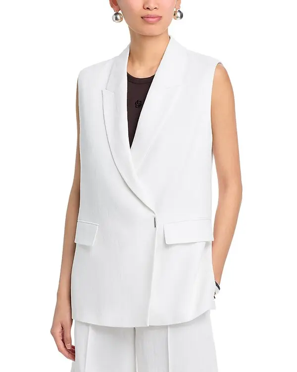 BOSS Jankania Sleeveless Jacket - White
