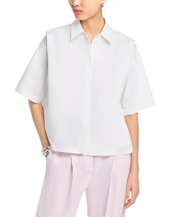 BOSS Bimina Button-front Shirt - White