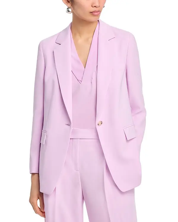 BOSS Jocaluah Single Button Blazer - Burnt Purple