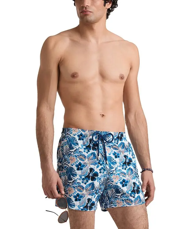 Vilebrequin 5.9" Stretch Swim Shorts - White