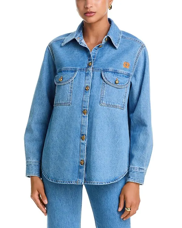 BLAZÉ MILANO Nariida Berber Denim Shirt