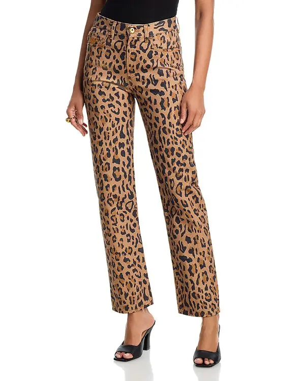 BLAZÉ MILANO Simba Denim Paso Straight Jeans - Camel