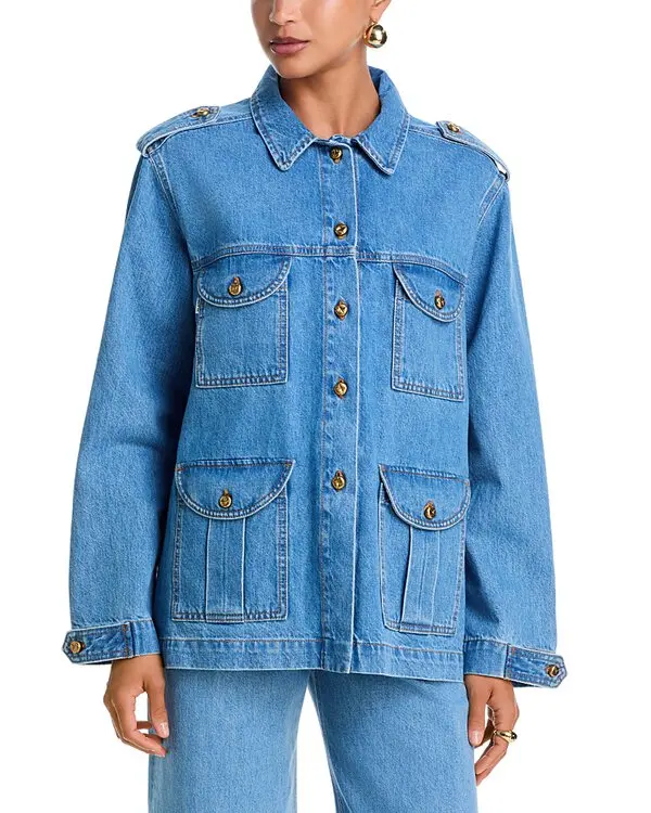BLAZÉ MILANO Nariida Sahariana Denim Jacket - Maya
