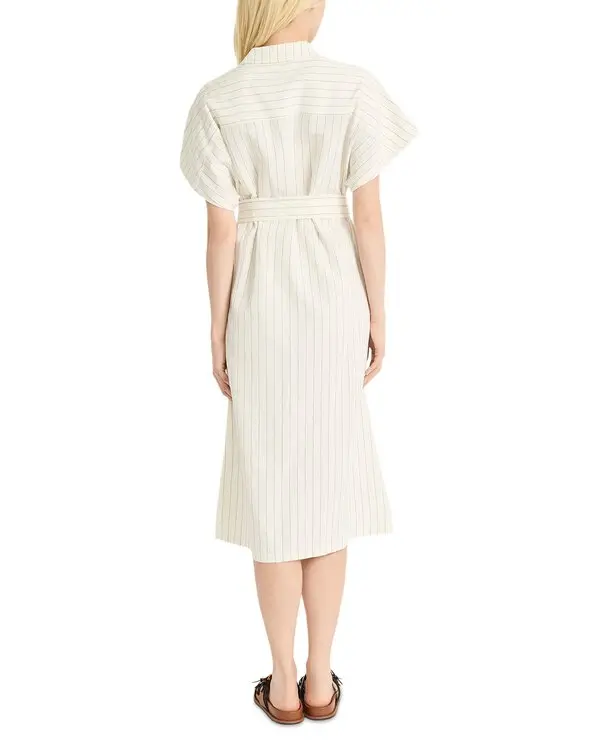 LUXELY Dolman Sleeve Midi Shirtdress
