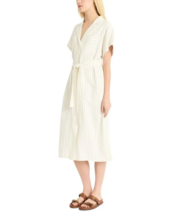 LUXELY Dolman Sleeve Midi Shirtdress