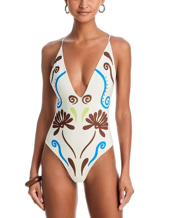 CALA DE LA CRUZ Rae One Piece Swimsuit - Aiuoleindi